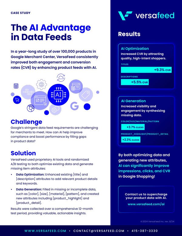 The AI Advantage in Data Feeds Case Study | VersaFeed